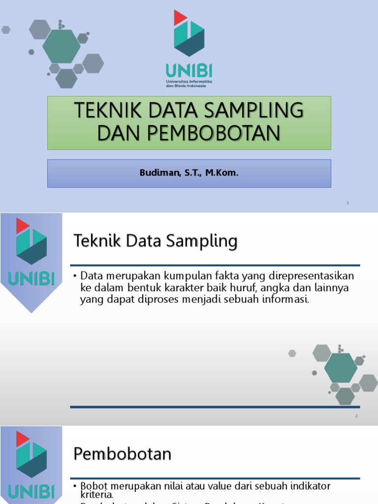 Teknik Pembobotan dalam Keputusan | PDF | Teknologi & Rekayasa