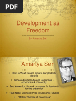 Development As Freedom by Amartya Sen | PDF