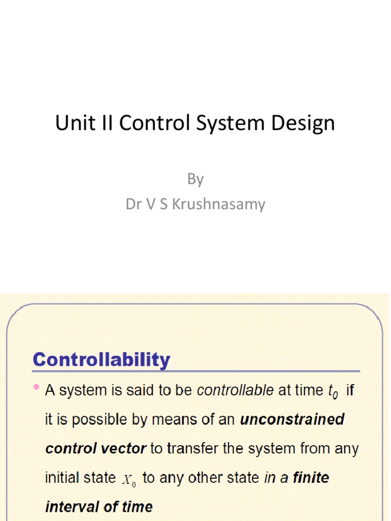 State Space Control System Design: An Analysis of Pole Placement Methods Using Direct ...