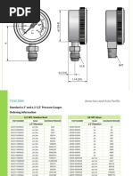Pressure Test Chart API 598 | PDF