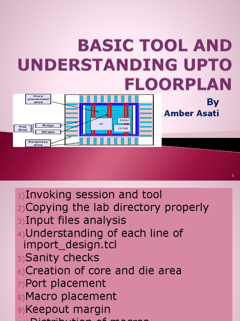 Basic Tool and Understanding Upto Floorplan | PDF | Electronics | Computer Engineering