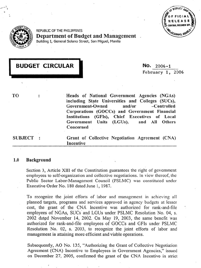 BC-2006-1 CNA Incentive PDF | PDF