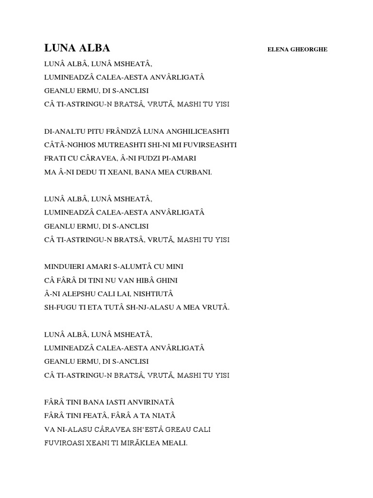 Luna Alba | PDF
