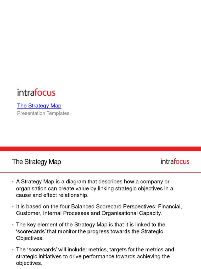 Linking Strategic Objectives Through a Cause-and-Effect Strategy Map ...
