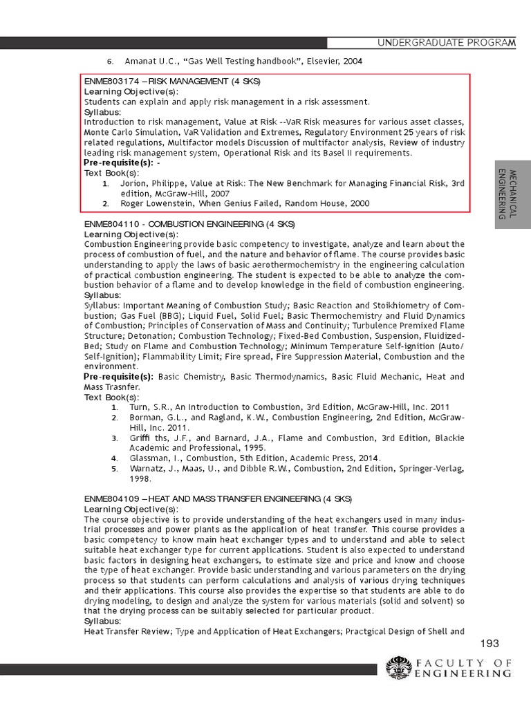 Academic Guide | PDF | Combustion | Risk Management