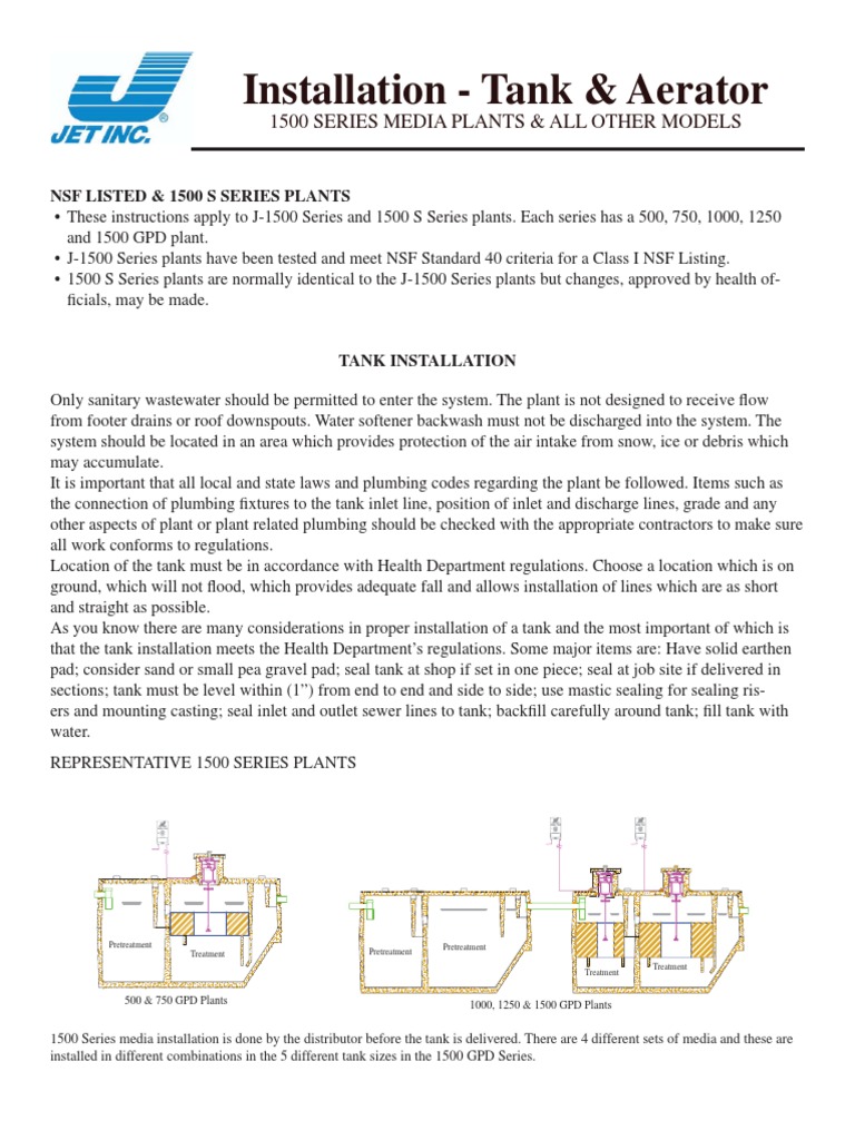 Installation Tank Aerator | PDF | Propeller | Electrical Connector