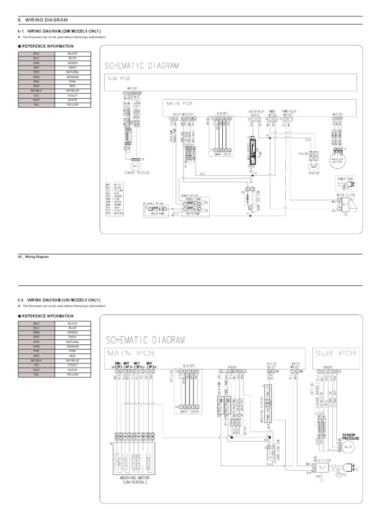 6-1. Wiring Diagram (Dim Models Only) Reference Information | PDF