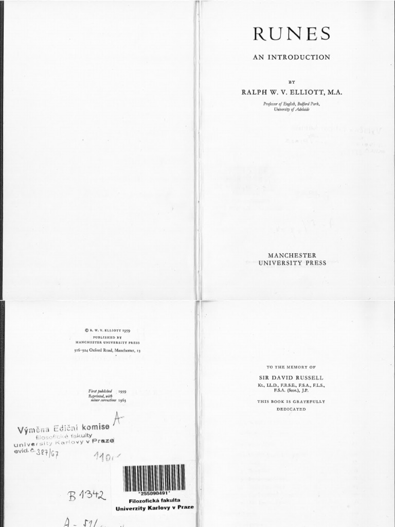 Ralph Elliott - Runes - An Introduction PDF | PDF