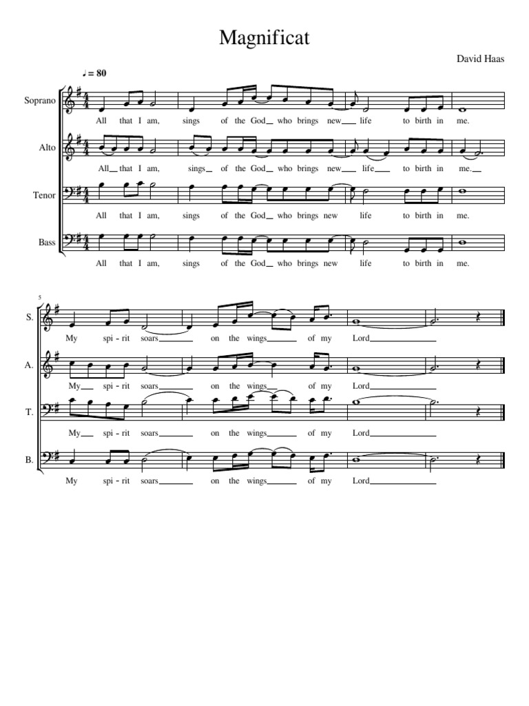 Magnificat 1 | PDF | Classical Compositions | Compositions