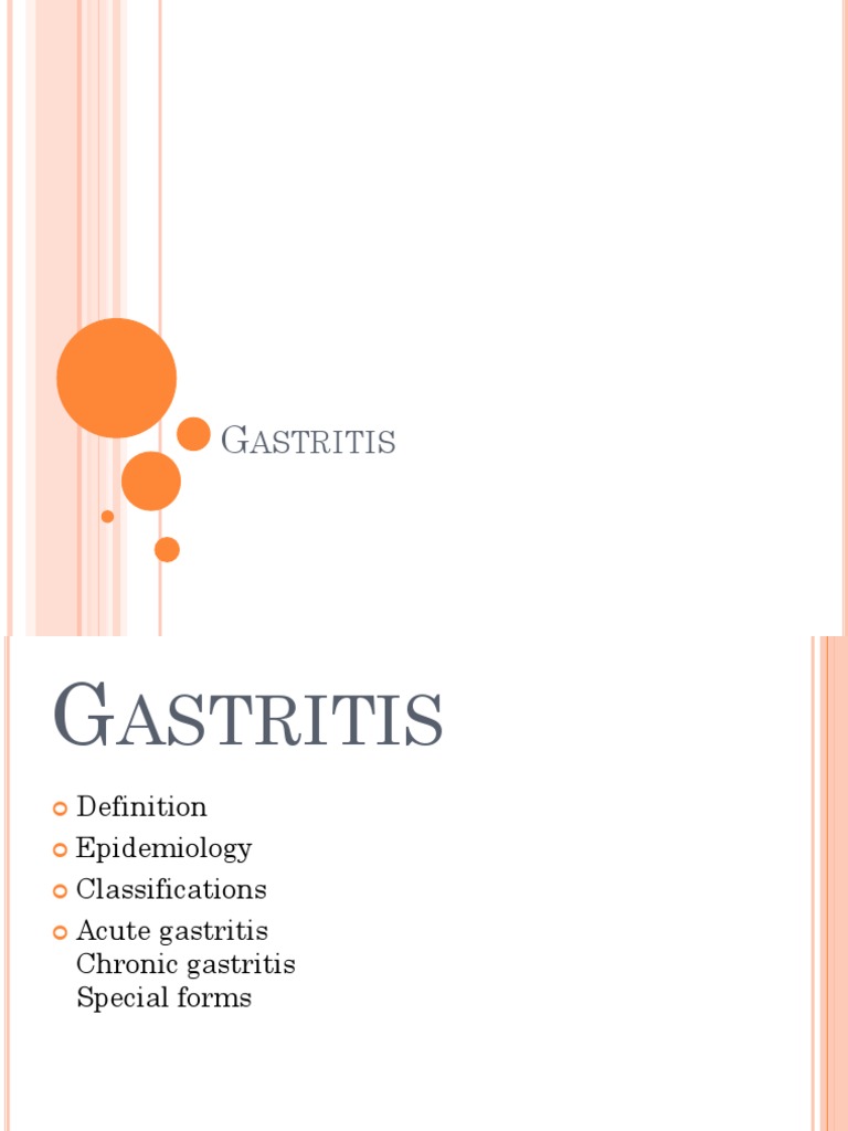 A Comprehensive Review of Gastritis Classifications, Etiologies, and ...