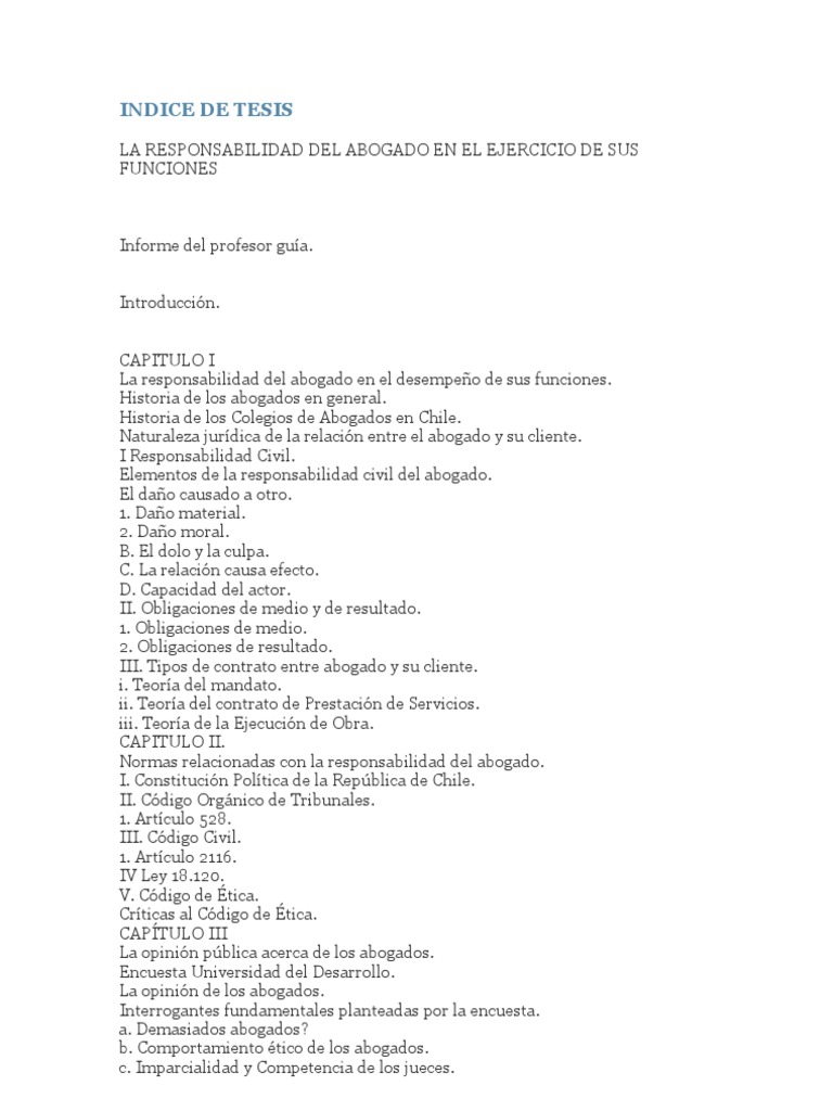 Indice de Tesis | PDF | Instituciones sociales | Ciencias sociales