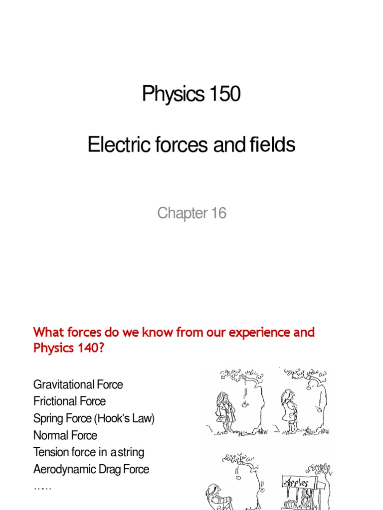 Physics 150 Electric Forces and Fields | PDF | Electric Charge ...