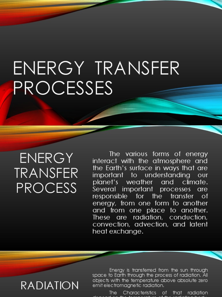 Energy Transfer Process | PDF | Heat Transfer | Latent Heat