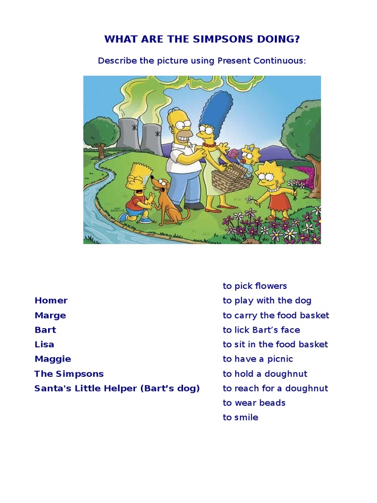What Are The Simpsons Doing | PDF