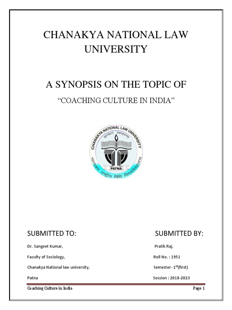 Rise of Coaching Culture in India | PDF | Reason | Teachers