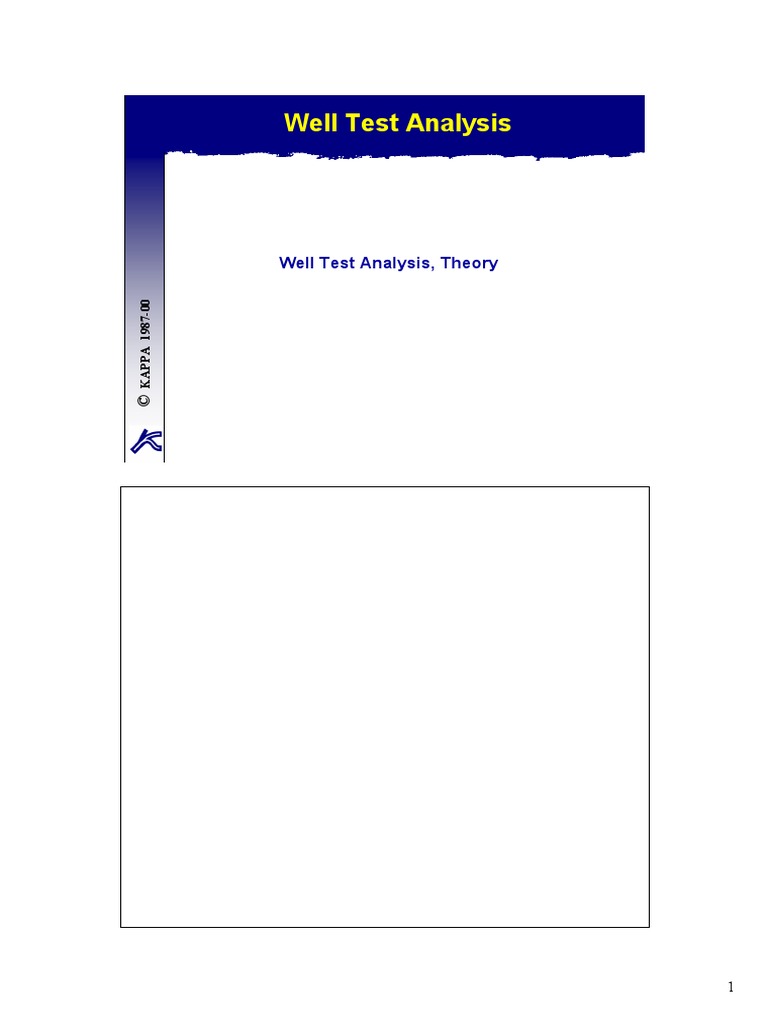 Well Test Analysis Will Be Felt at The Well Reservoir Models A ...
