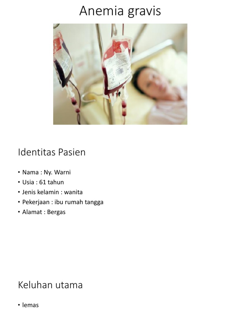 Anemia Gravis pada Lansia | PDF