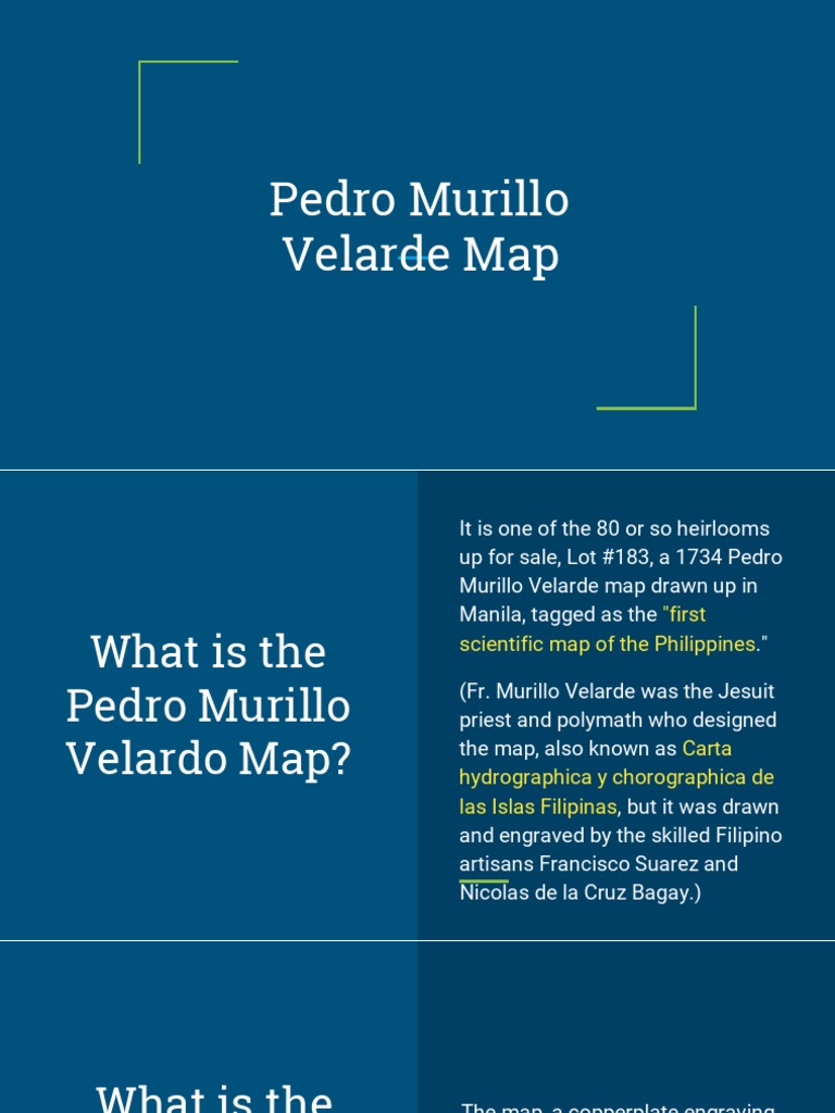 Pedro Murillo Velarde Map | PDF | Manila | Philippines