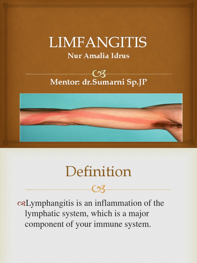 Limfangitis Nur Amalia | PDF | Lymphatic System | Infection