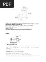 Soal Matematika Gabungan Bangun Ruang | PDF