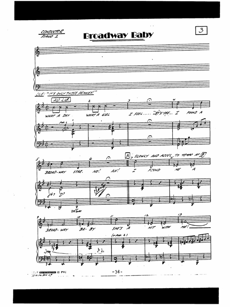 Broadway Baby | PDF