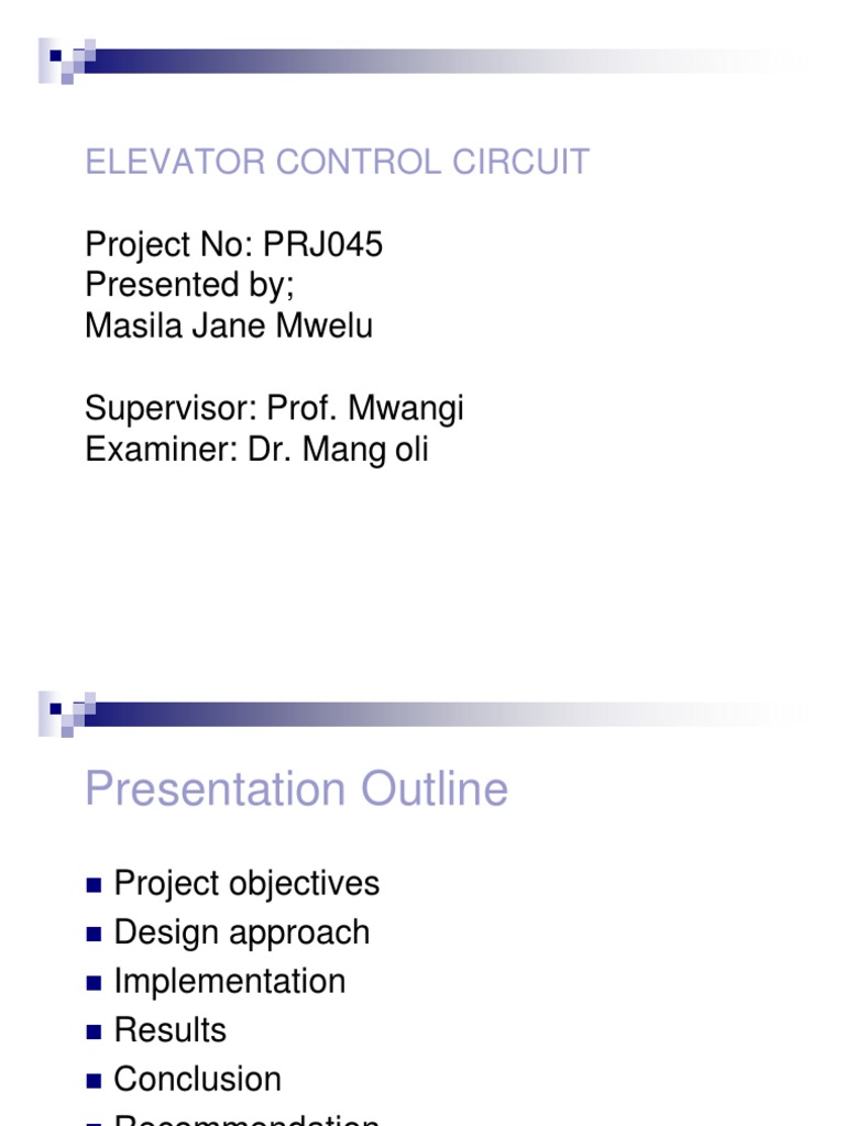 ELEVATOR CONTROL LOGIC | PDF | Logic Gate | Computer Engineering