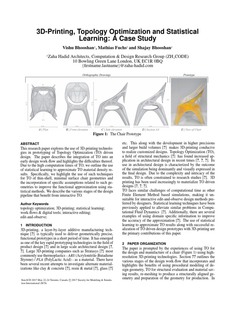 ZHCode - Shajay Bhooshan - 3D Topology Optimization PDF | PDF | Logistic Regression | Stress ...