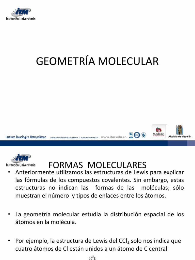 Geometría Molecular y Polaridad PDF | PDF | Polaridad química | Enlace químico