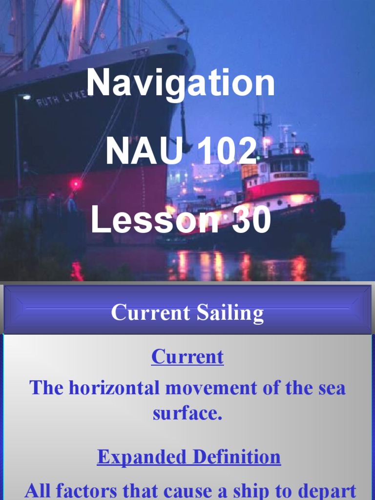 30 Current Sailing | Download Free PDF | Water Transport | Navigation