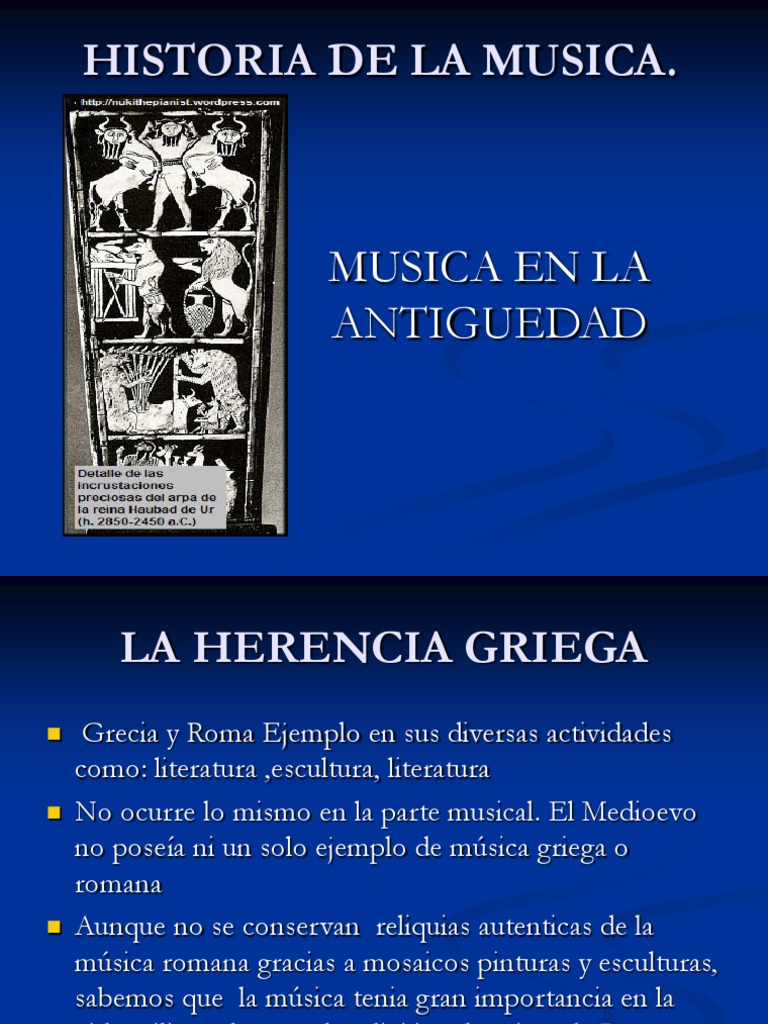 Musica en La Antiguedad | PDF | Apolo | Antigua Grecia