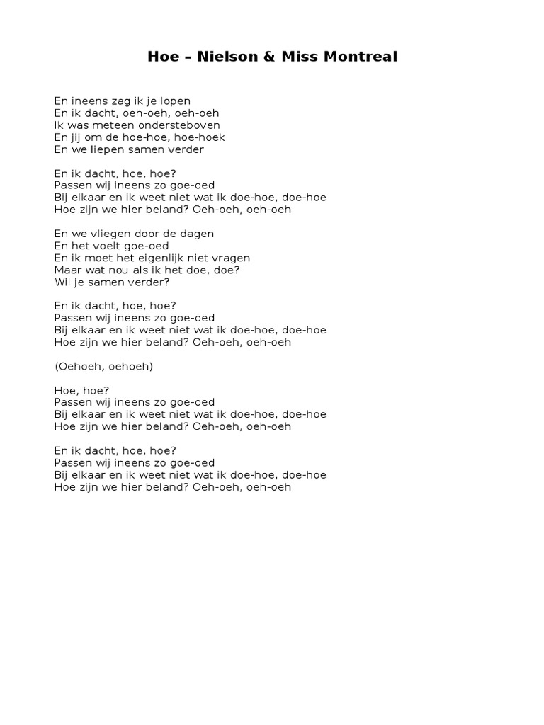 Hoe Nielson Miss Montreal PDF