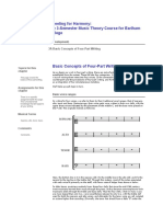 Beginner's Guide to 4-Part Harmony | PDF | Harmony | Chord (Music)