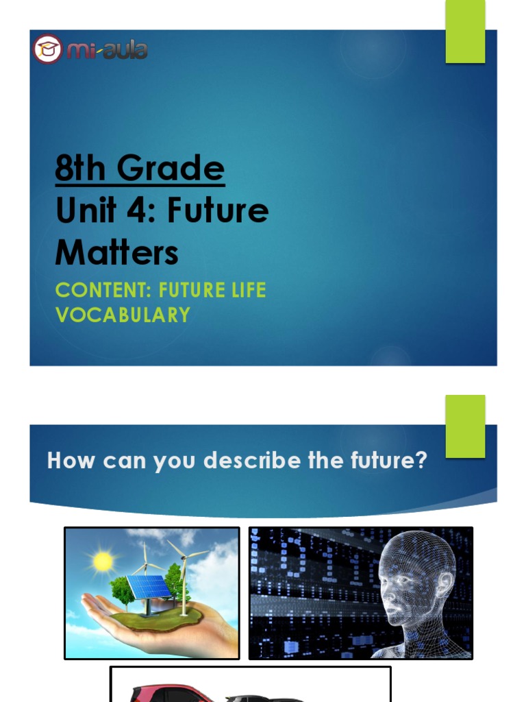 Future Tech for 8th Graders | PDF | Technology & Engineering