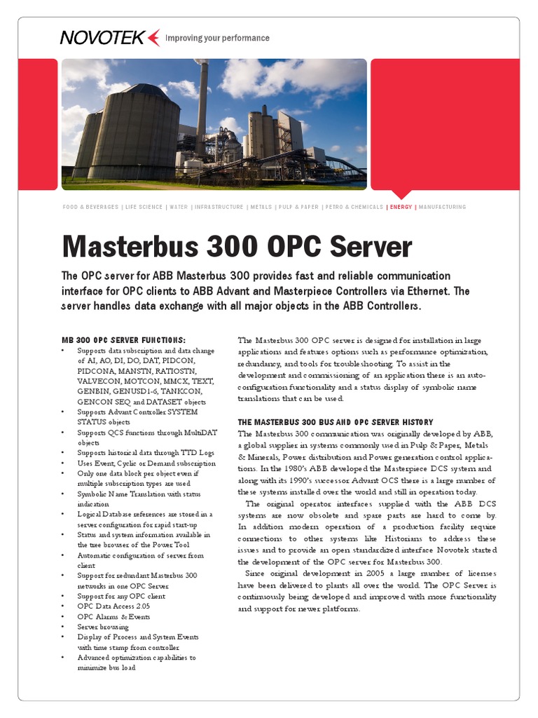 Masterbus 300 OPC Server Guide | PDF | Server (Computing) | Windows ...