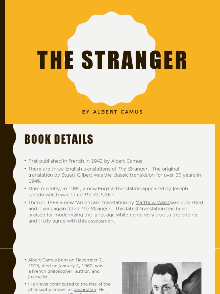 The Stranger by Albert Camus: Overview | PDF | History | General Fiction