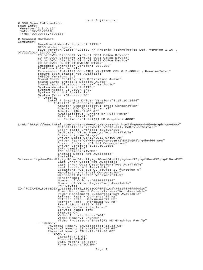 Part Fujitsu | PDF | Ip Address | Device Driver