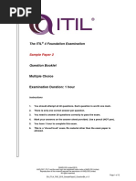 Itil 4 Foundation Cheat Sheet | PDF | Risk | It Service Management