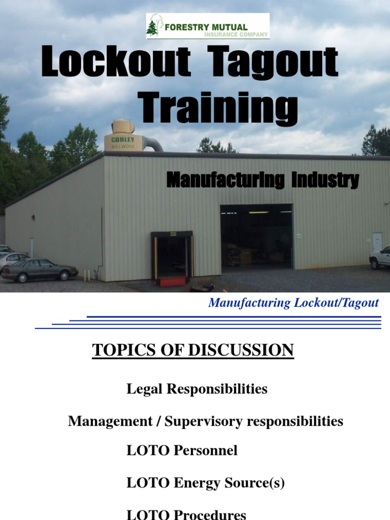Manufacturing LOTO Procedures | PDF | Safety | Engineering