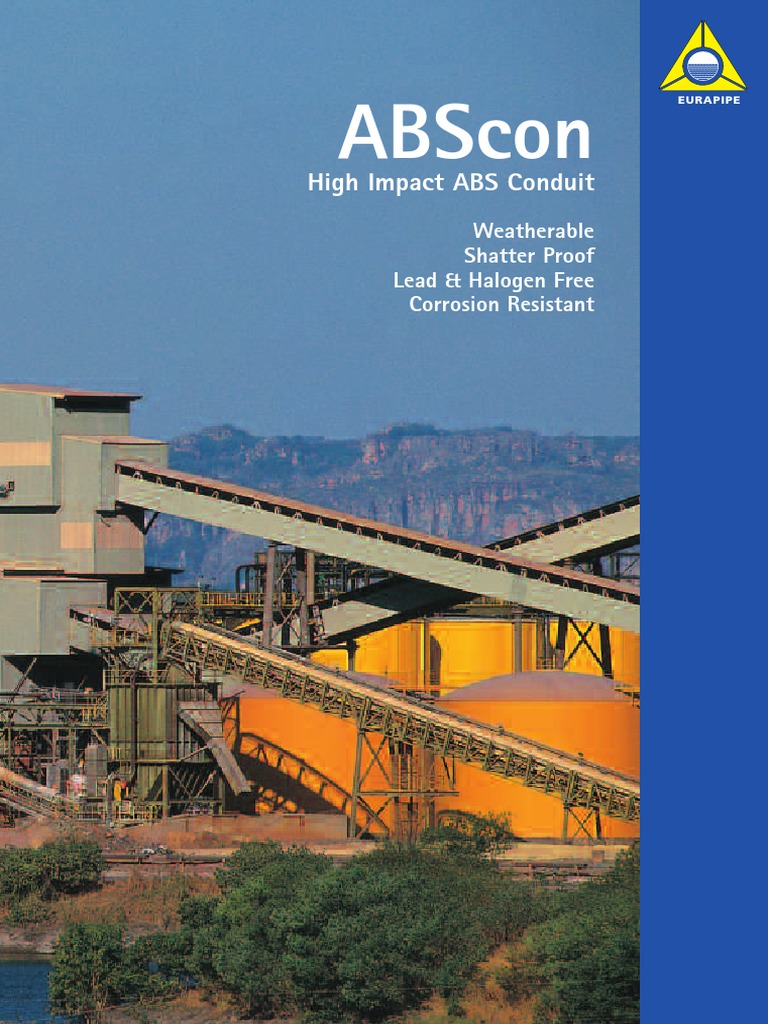 High Impact ABS Conduit for Arduous Industrial and Mining Applications ...