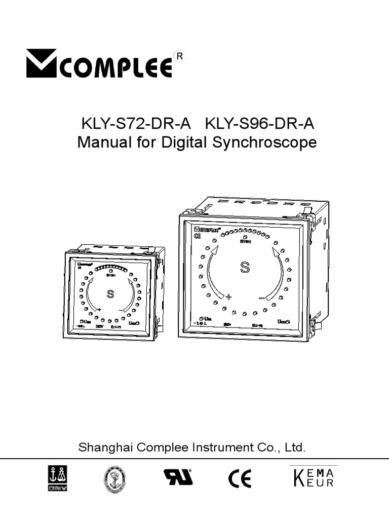 Manual For Synchrocheck | PDF | Alternating Current | Electric Generator