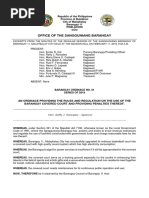 Barangay Tax Code Sample | PDF | Revenue | Taxes