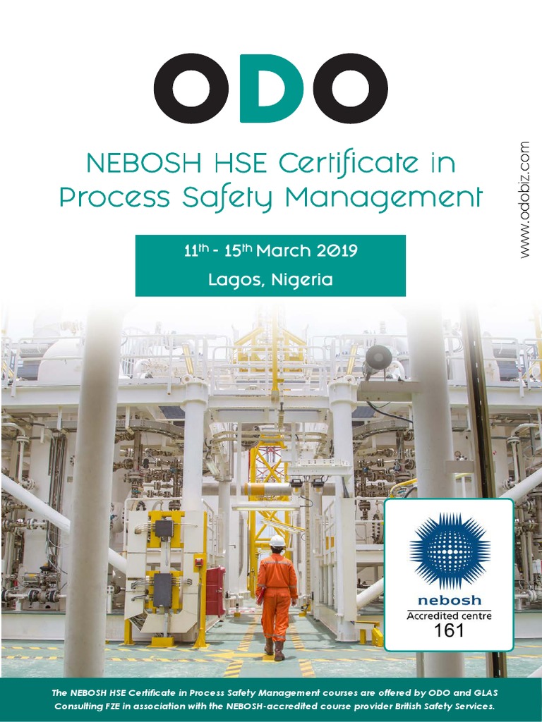 Providing Specialized Process Safety Training: The NEBOSH HSE Certificate in Process Safety ...