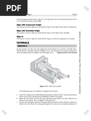 Bench Vice Assembly Drawing