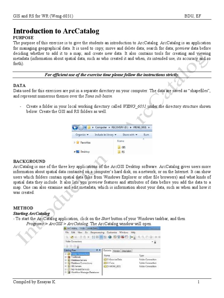Chapter 1 | PDF | Arc Gis | Computer File