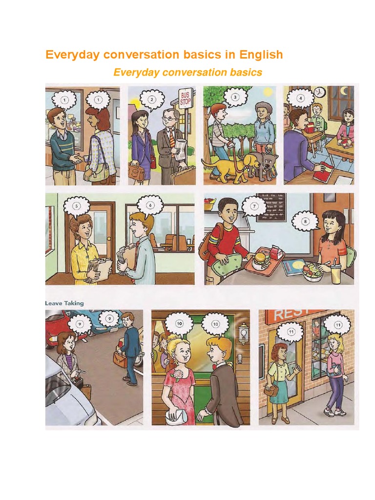 Everyday Conversation Basics | PDF