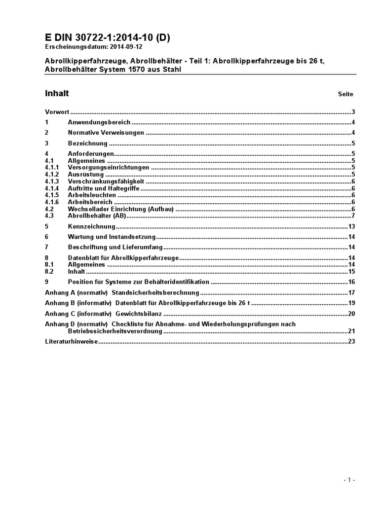 Sadrzaj Din 30722-1 | PDF