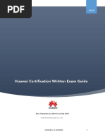 Huawei Certification Exam Guide | PDF | Test (Assessment) | Computer ...