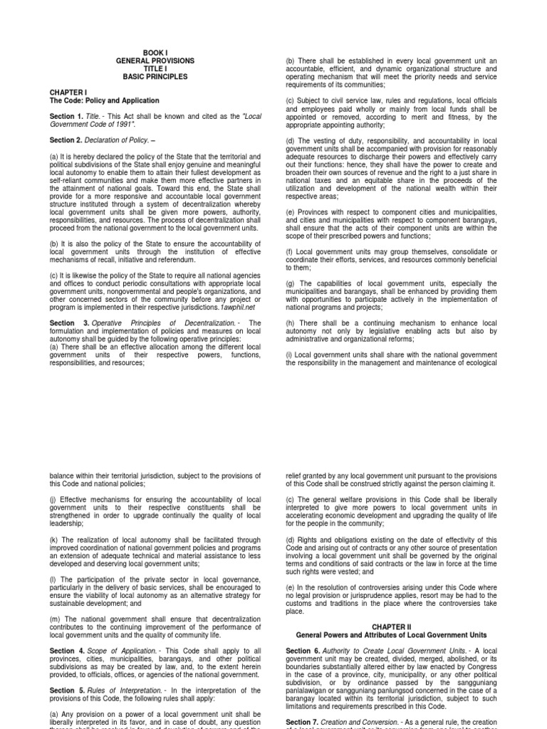 Local Government Code | PDF | Local Government | Eminent Domain