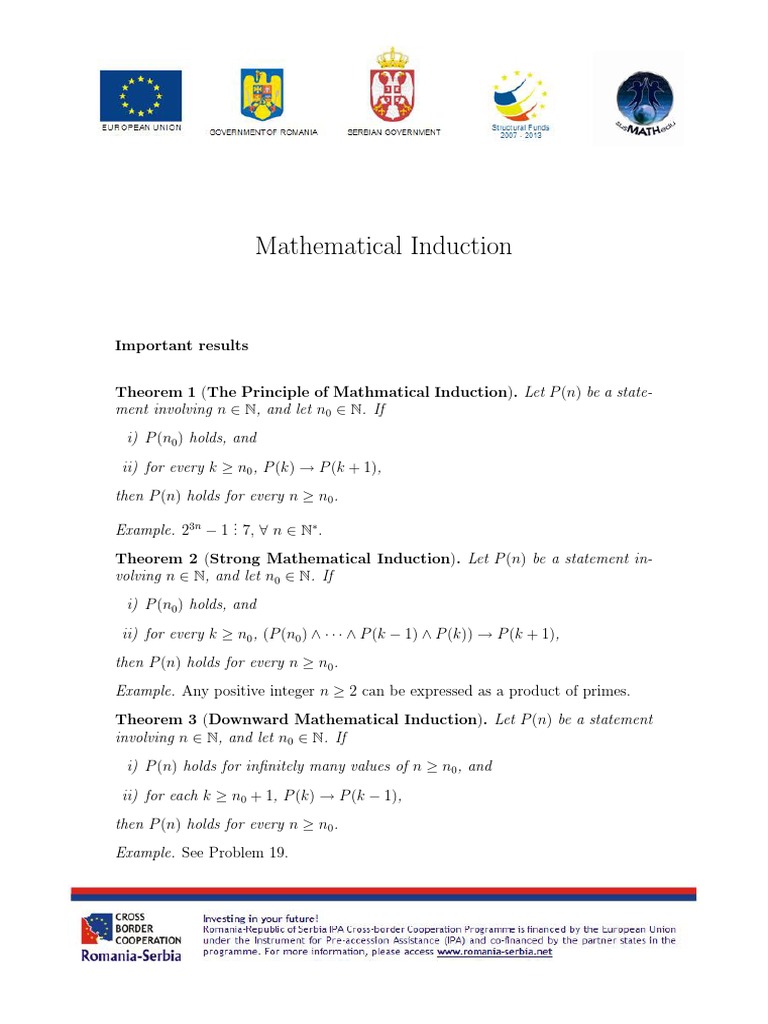 Inductie Matematica | Download Free PDF | Analysis | Abstract Algebra