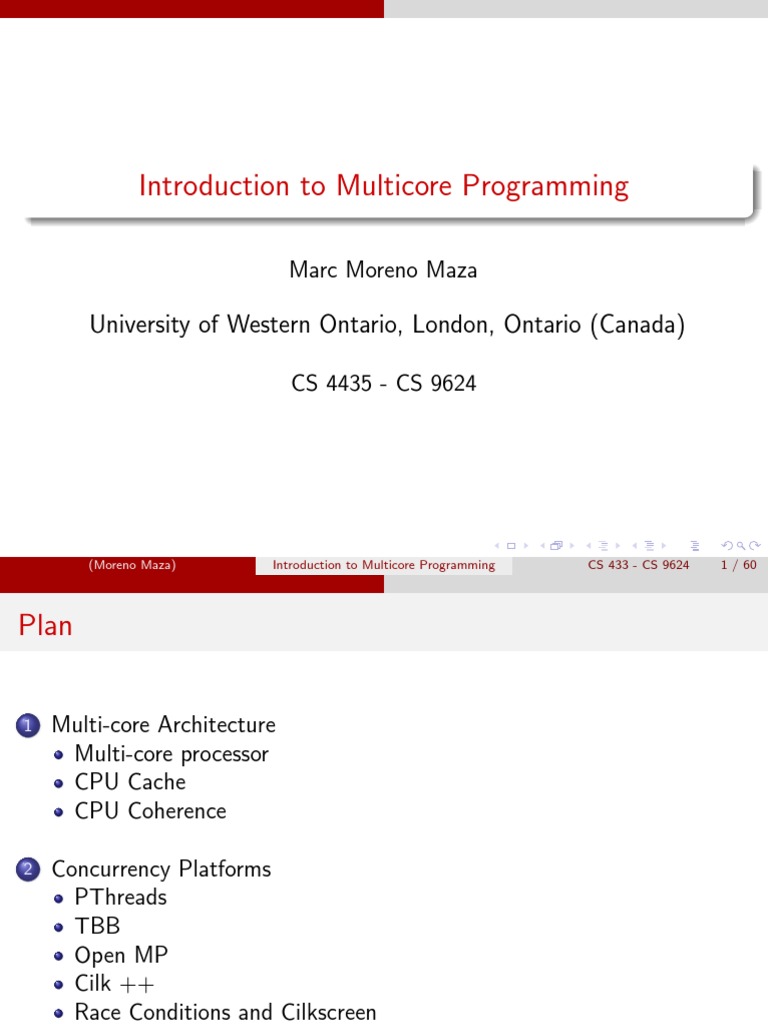 07 Introduction To Multicore Programming PDF | PDF | Cpu Cache | Multi ... 07 Introduction To Multicore Programming PDF | PDF | Cpu Cache | Multi ...